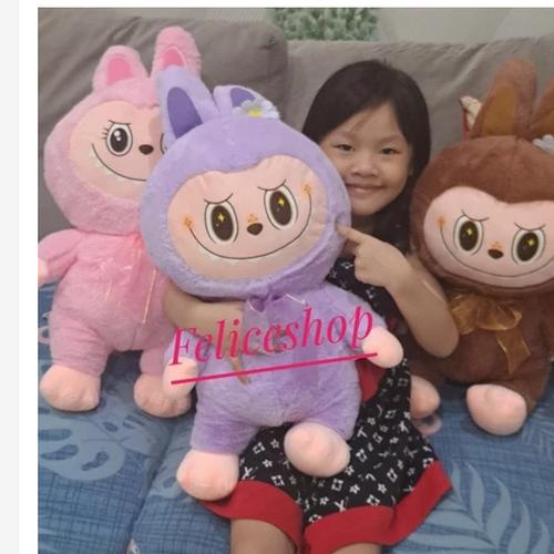 Jual Boneka Labubu the monster exciting macaron Jumbo size - Ungu ...