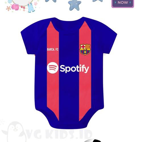 Jual Jumper Bola Bayi Barcelona Jumpsuit Baby Bola Jersey Bayi Jumper ...