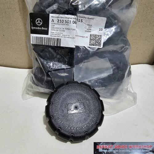 Jual Tutup Tabung Radiator Mercedes mulut Hitam 2105010615 Original ...
