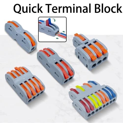 Jual konektor kabel listrik quick wiring wire connector cable terminal ...