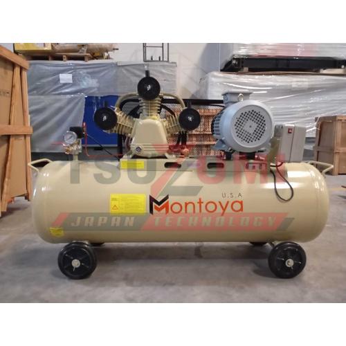 Jual Kompresor Angin 10 HP Montoya T-1.0/8 + Dinamo 10 HP 3 Phase / Air ...