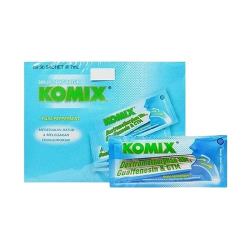 Jual komix peppermint 30 sachet+kemasan dus+obat herbal+ batuk pilek ...
