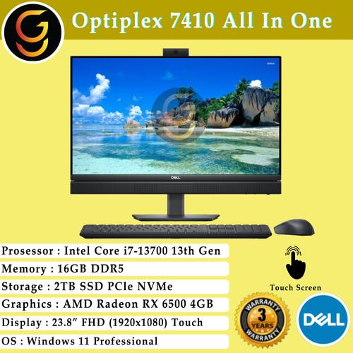 Jual DELL Optiplex 7410 AIO PC i7-13700 16GB 2TB SSD RX6500 4GB ...