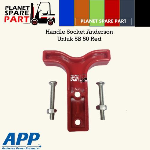 Jual Handle socket anderson SB 50 red for socket battery forklift ...