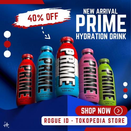 Jual PRIME Hydration Drink by KSI x Logan Paul import USA - 16.9FLOZ ...