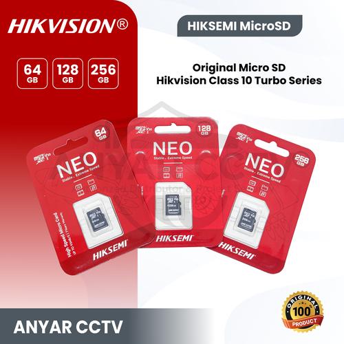 Jual HIKVISION MEMORY MICRO SD HIKVISION 64GB 128GB 256GB ORIGINAL - 64 gb - Kota Bandung ...