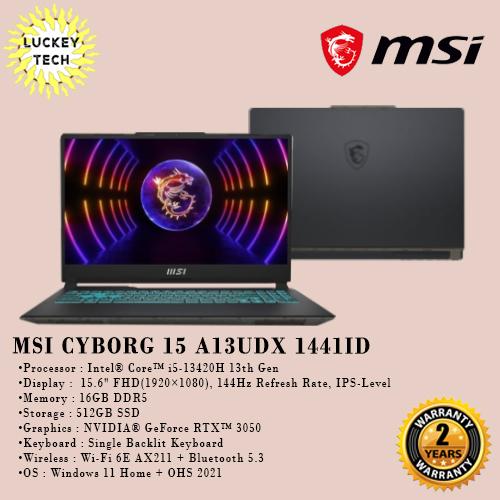 Jual MSI CYBORG 15 A13UDX 1441ID INTEL I5 13420H 16GB 512GB SSDN W11 + OHS 15.6" FHD - Jakarta ...