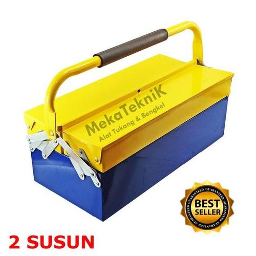 Jual TOOL BOX BESI 2 SUSUN RUSH - TOOLBOX BESI KALENG 2 TINGKAT - KOTAK ...