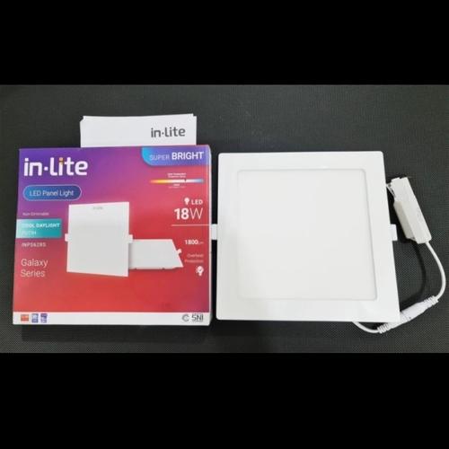 Promo Lampu Downlight LED Panel In-Lite InLite 18W 18 Watt Kotak Inbow ...
