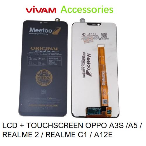 Jual LCD TOUCHSCREEN OPPO A3S /A5 / REALME 2 / REALME C1 / A12E - Meetoo, Hitam - Jakarta Barat ...