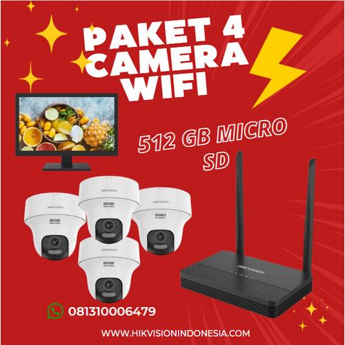 Jual PAKET CCTV WIFI 4 Camera Hikvision Indoor - Jakarta Timur - SME ...