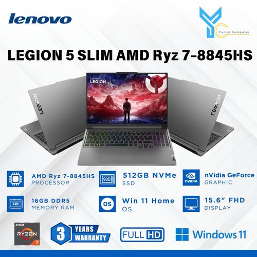 Jual Lenovo Legion Slim 5 SERIES AMD Ryz 7 - 8845HS/16GB up to 64GB/512GB/15,6" HD/Windows 11 ...