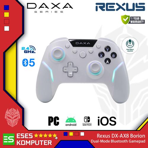 Promo Gamepad Rexus AX8 Borion Wireless & Bluetooth RGB | Hall Effect ...