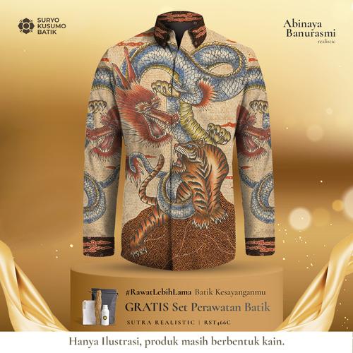 Promo Kain Batik Tulis Sutra Lukis ATBM Exclusive Suryo Kusumo-Singa ...