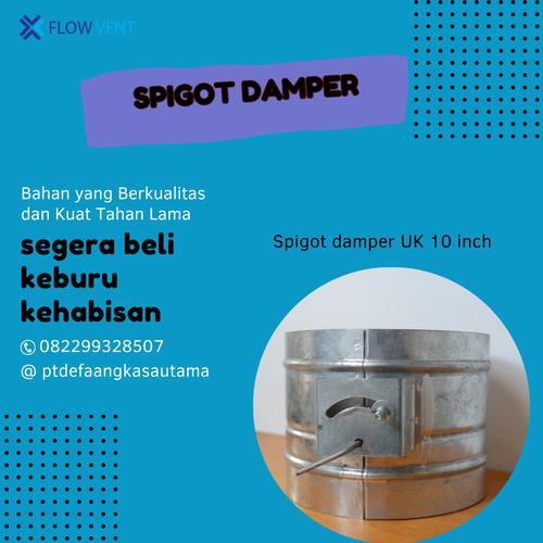 Promo SPIGOT DAMPER/ Instalasi Ducting/ Spigot uk 10 inch - Jakarta ...