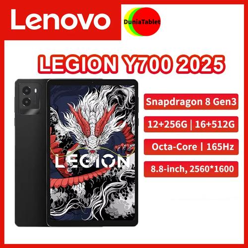 Jual Lenovo Legion Y700 2025 3rd 8.8 Inch Snapdragon 8 Gen3 165Hz 2560*1600 343ppi 6550mAh ...
