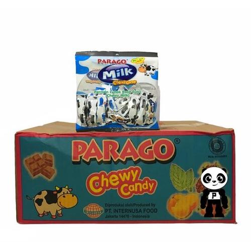 Jual TR - Parago Permen Susu 1 Dus Isi 50 Pack X 60g Milk Chewy Candy ...