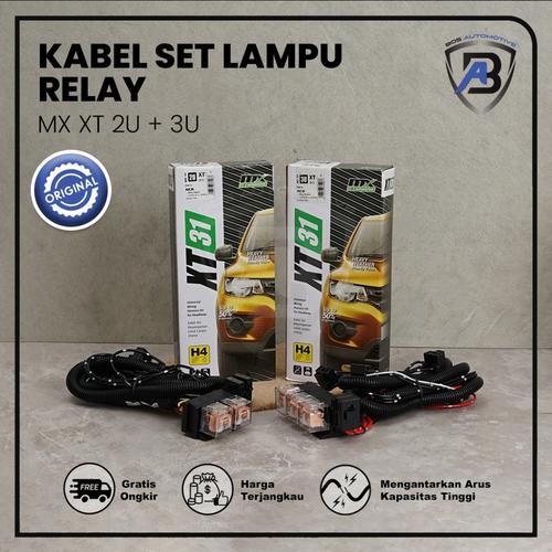 Jual Kabel Relay Set Lampu H4 MX XT Series 3 Relay 2 Relay Untuk 2 ...