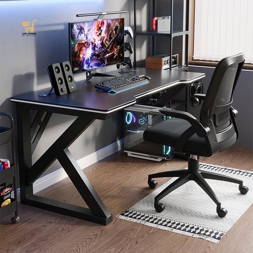 Jual Meja Gaming / Meja Komputer / Gaming Table Hitam Box Kabel E9151X ...