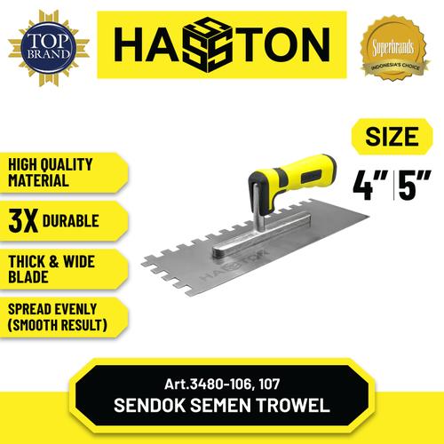 Jual Hasston Sendok Semen Trowel Gigi / Cetok Semen Plester (3480 ...
