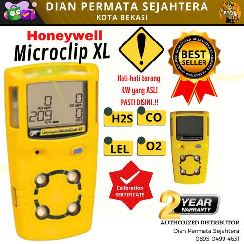 Jual GAS DETECTOR MICROCLIP XL BW HONEYWELL 2 SENSOR - O2 dan H2S ...
