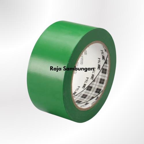 Jual Lakban 3M Line Marking 48 mm x 33 meter Hijau General Purpose Vinyl Tape 764 Isolasi ...