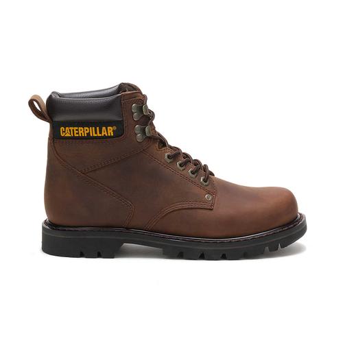 Promo Sepatu safety Caterpillar Second shift ST Dark brown original ...