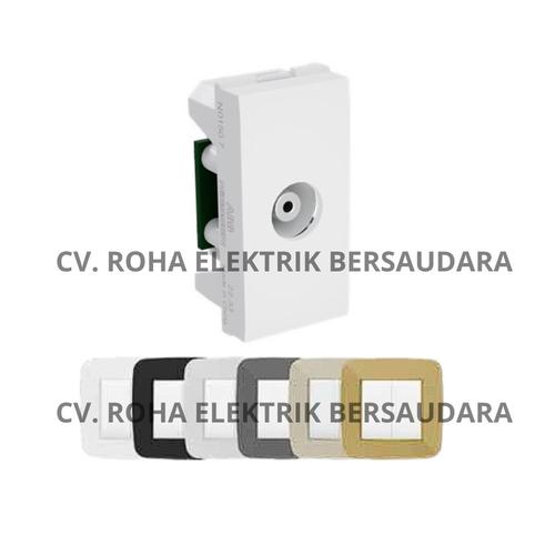 Jual SOKET OUTLET TV/ SOKET TV ABB/SOKET ORIGEN - FRAME WHITE - Kab ...