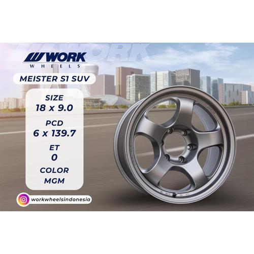 Jual VELG WORK MEISTER S1 SUV R18 PCD 6X139.7 MGM ORIGINAL - Jakarta ...