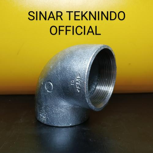 Jual Elbow drat dalam/knee drat galvanis 90° D 2 inch - Jakarta Barat ...