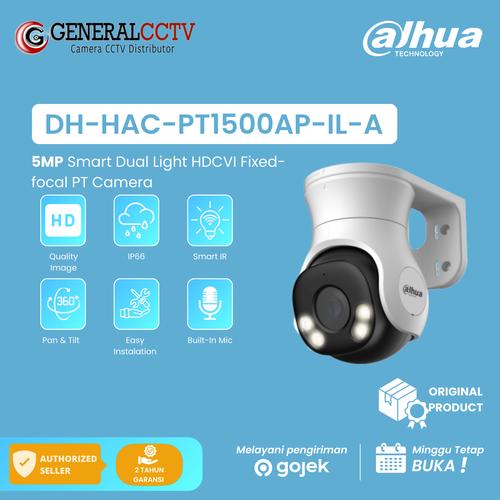 Jual Dahua Camera DH-HAC-PT1500AP-IL-A 5MP Smart Dual Light HDCVI PT Camera - Jakarta Barat ...
