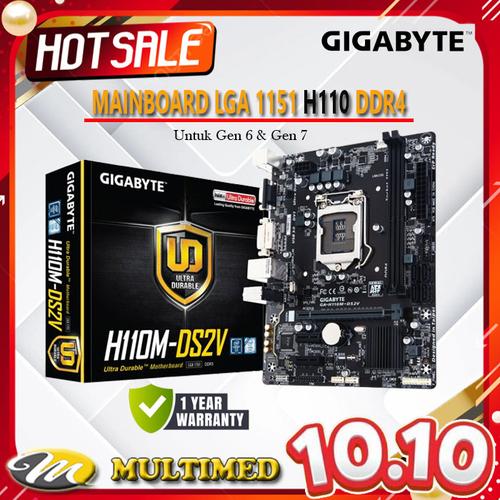 Jual Mainboard Motherboard Mobo H110M Socket LGA 1151 DDR4 Garansi 1 ...