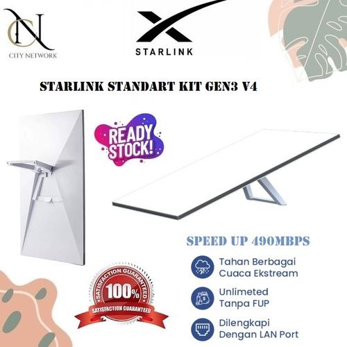 Jual Starlink V4 Gen 3 Standard Dual Wifi System W/ 2 Lan Port RJ45 ...