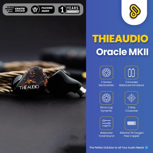 Promo THIEAUDIO ORACLE MKII/MK2 2EST+2BA+1DD Tribrid Drivers 2pin In ...