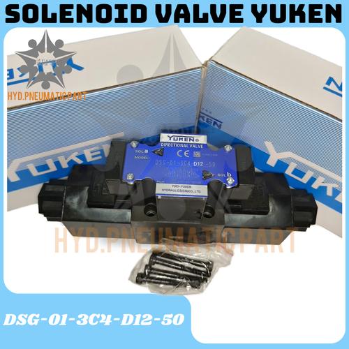 Jual Solenoid Valve Hydraulic Yuken DSG-01-3C4-D12-50, DSG01-3C4-D12-50 - Jakarta Barat - Hyd ...