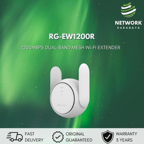Jual Ruijie Reyee Rg-Ew1200R 1200Mbps Dual-Band Mesh Wi-Fi Extender ...