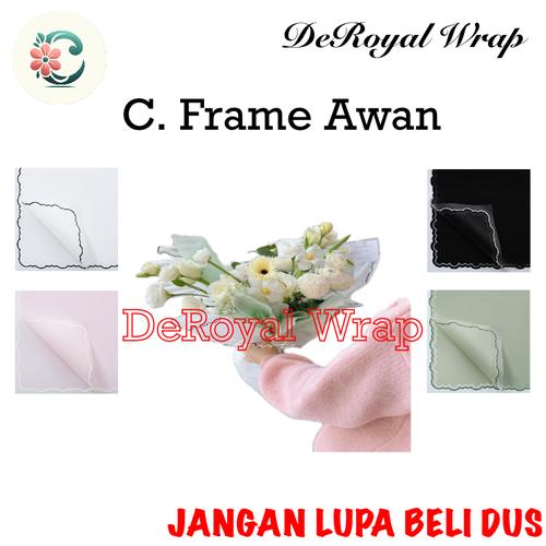 Jual 20 Lembar Cellophane Frame Awan / Cellophane Frame Awan / Kertas ...