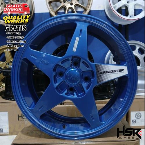 Jual Velg Mobil Honda Brio Ring 14 Hsr Wheel Speedster, Bisa Pake Ban ...