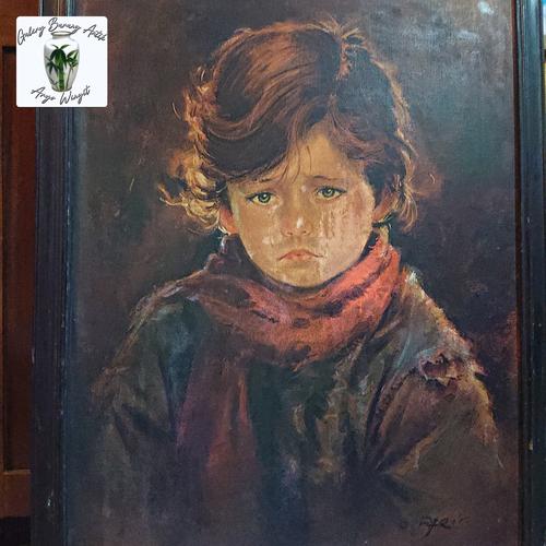 Jual Lukisan Carlos Parisi Crying Boy - Vintage - Kota Cimahi ...