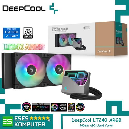 Promo AIO DeepCool LT240 ARGB 240mm High Performance Liquid CPU Cooler ...