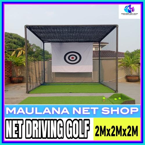 Jual net driving golf mini pipa pvc / jaring golf cage 2m x 2m x 2m ...