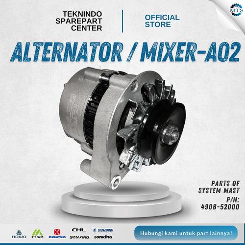 Jual C490 Alternator / MIXER-A02 | 490B-52000 | Type Model: ENGINE ...