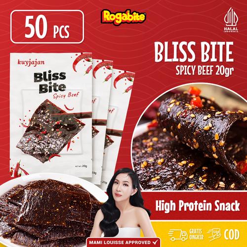 Jual [FREE GIFT 50PCS Bliss Bite] Rogabite x Mami Louisse - [Halal] Snack Bliss Bite Spicy Beef ...
