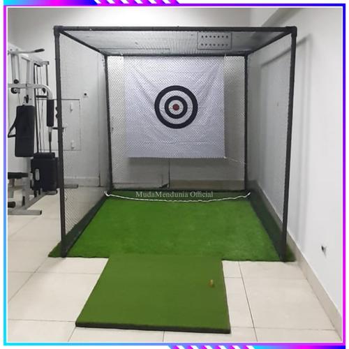 Jual Jaring Golf Cage Net Driving Latihan Golf Rangka Pipa Besi ...
