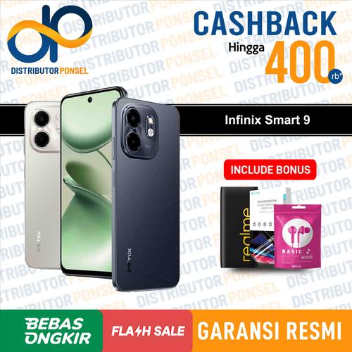 Promo Infinix Smart 9 3/64 GB 4/128 GB Garansi Resmi Not Smart 8 - S9 4 ...