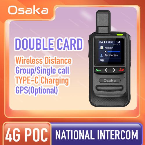 Jual HT POC Osaka mini Walkie talkie 4g Server PERMANEN Antena - HT POC ...