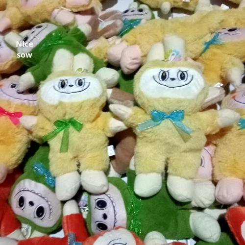 Promo Boneka Labubu The Monster Macaron Ukuran S Bahan Plush Lucu ...