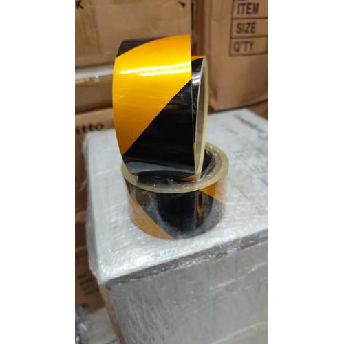 Jual stiker reflector kuning hitam 2 inch x 10 meter - Kota Tangerang ...