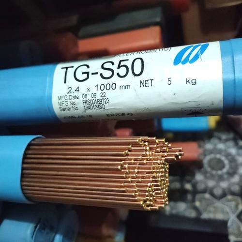 Jual Kawat las Argon Filler Rods TIG TGS-50 1,6mm 2,4mm 3,2mm kobelco Ecer per Kg - 3,2 mm - Kab ...