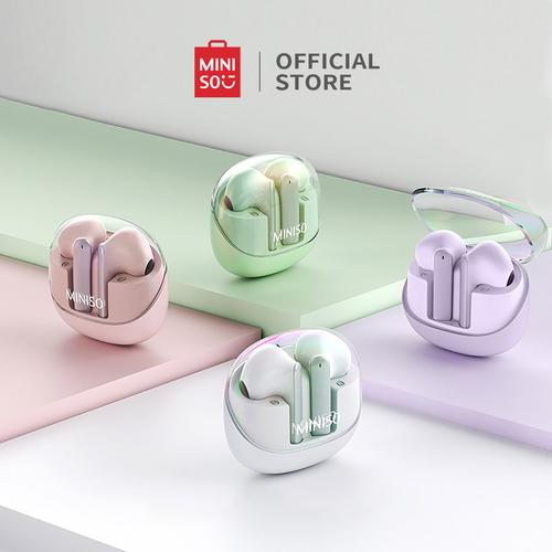 Jual Miniso TWS Earphones Headphone Bluetooth Nirkabel Mermaid Series ...